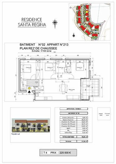 Appartement 4 pièces à vendre à Olmeta-di-Tuda