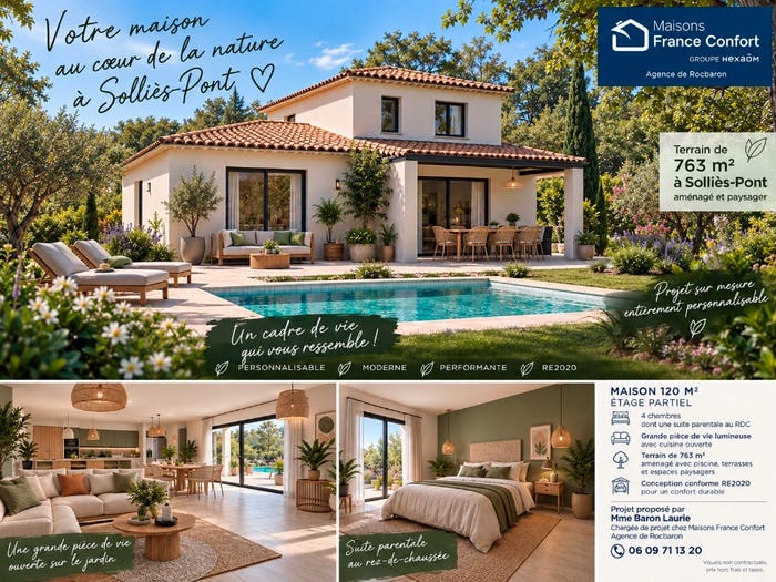 Maison 4 pièces à vendre - Solliès-Pont