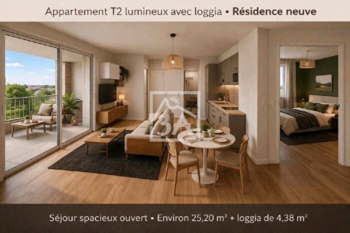 Appartement à vendre - Saint-Omer - 2 pièces - 1 chambre