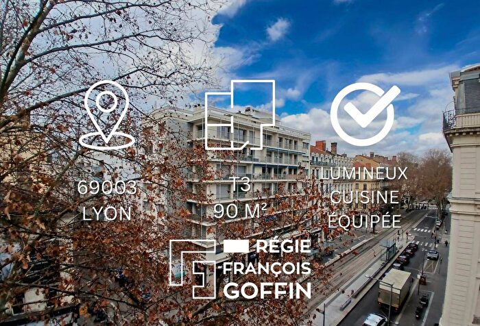 Appartement à louer - Préfecture Liberté, Lyon ème - 3 pièces - 2 chambres