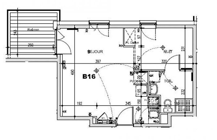 Appartement à louer - Nantes, Les Bruyères, La Géraudière - 1 pièce - 1 chambre