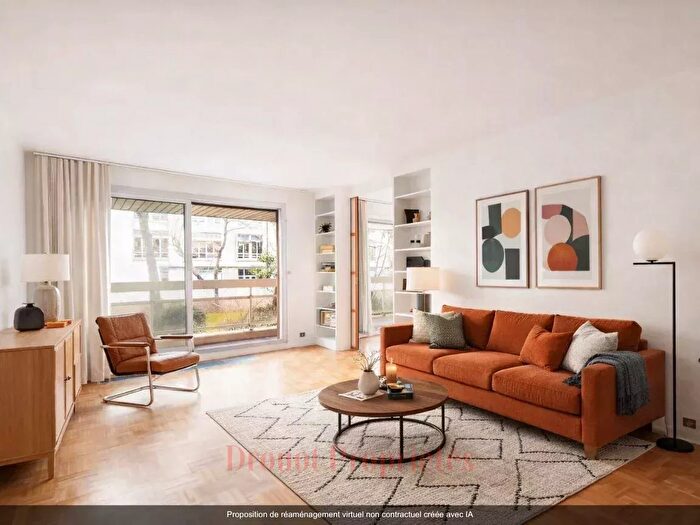 Appartement à vendre - Paris e , Porte de Saint-Cloud, Auteuil-Sud - 3 pièces - 2 chambres