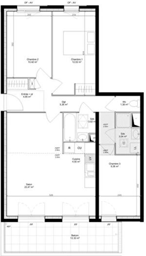 Appartement 4 pièces à vendre - Arpajon