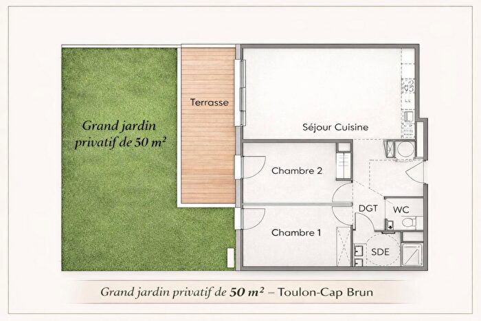 Toulon, Les Ameniers - Appartement 3 pièces à vendre
