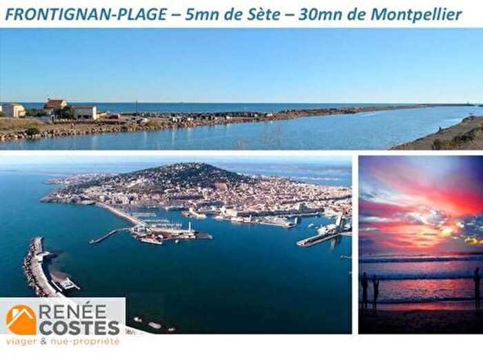 Maison à vendre - Sète, Le Lido - 4 pièces - 3 chambres