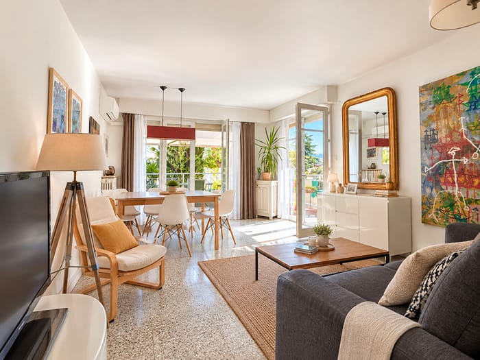 Le Cannet, Bas Cannet : Appartement 3 pièces à vendre
