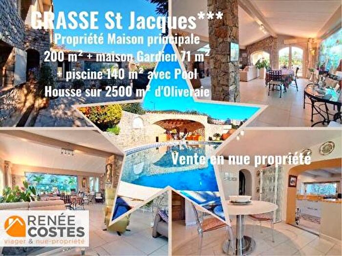 Maison à vendre - Grasse, Saint-Jacques - 10 pièces - 6 chambres