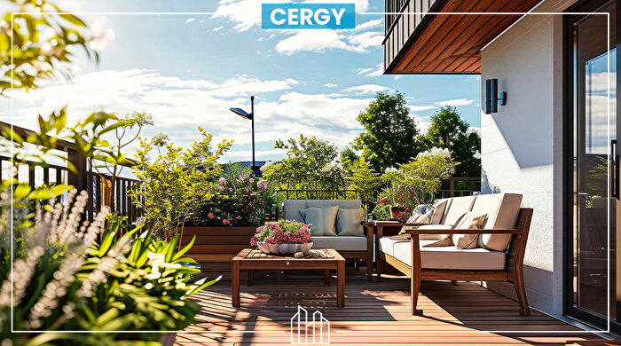 Appartement à vendre - Cergy, Coteaux - 4 pièces - 3 chambres