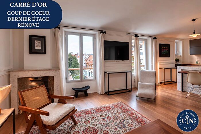 Appartement à vendre - Nice, Carré dor - 2 pièces - 1 chambre