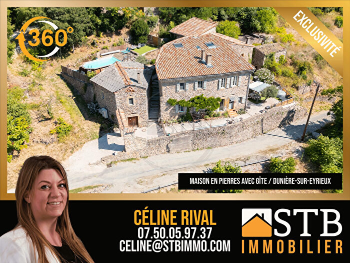 Maison à vendre - Dunière-sur-Eyrieux - 6 pièces - 4 chambres