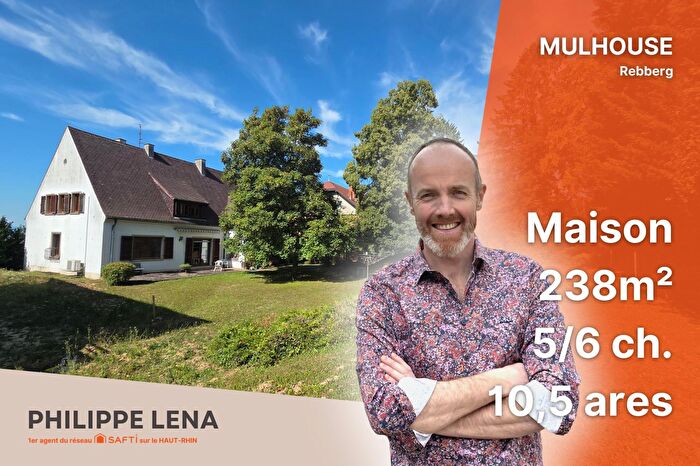 Maison à vendre - Mulhouse, Rebberg - 7 pièces - 5 chambres