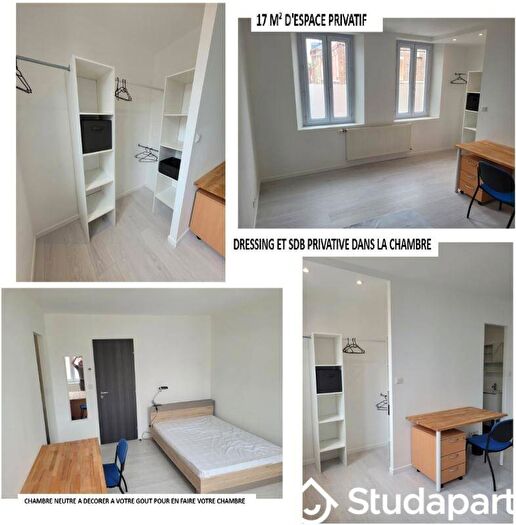Appartement à louer - Saint Jacques-Saint Roch, Amiens - 1 pièce - 4 chambres