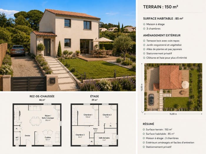 Maison 4 pièces à vendre - Cuers