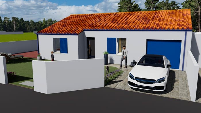 Coëx - Maison 4 pièces à vendre