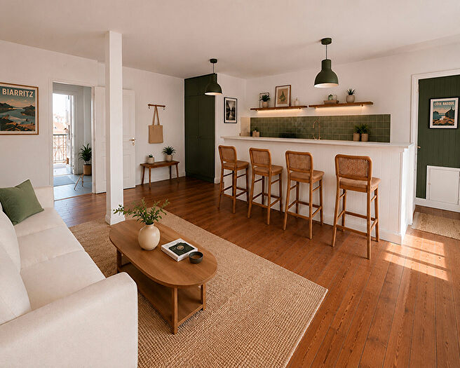 Biarritz, Centre-ville Est - Appartement 4 pièces à vendre