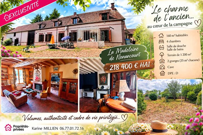 Maison 6 pièces à vendre à La Madeleine-de-Nonancourt