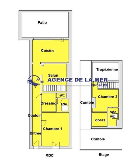 Maison à vendre - Le Grau-du-Roi, Centre-ville - 3 pièces - 1 chambre