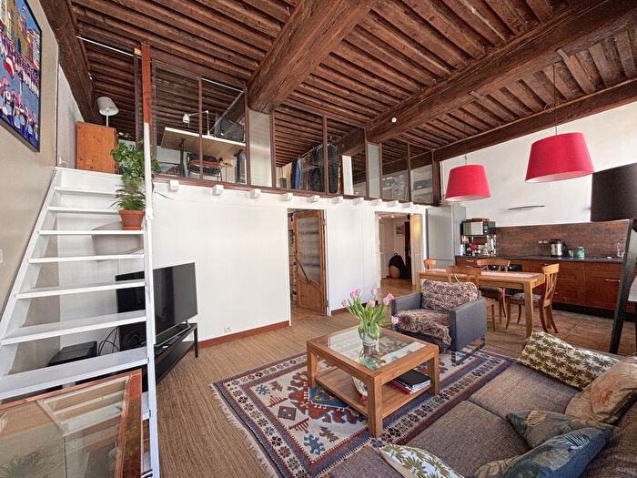 Appartement à vendre - Lyon e , Croix Rousse Est - 4 pièces - 2 chambres