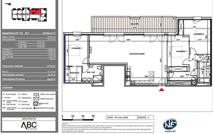 Appartement 4 pièces à vendre - Quint-Fonsegrives