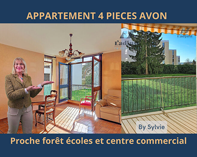 Appartement à vendre - Avon, Butte Montceau - 4 pièces - 3 chambres