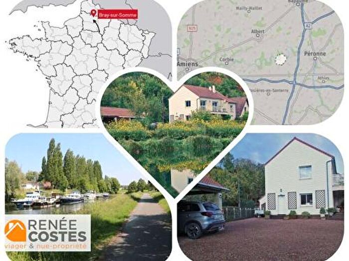 Maison à vendre - Bray-sur-Somme - 4 pièces - 2 chambres