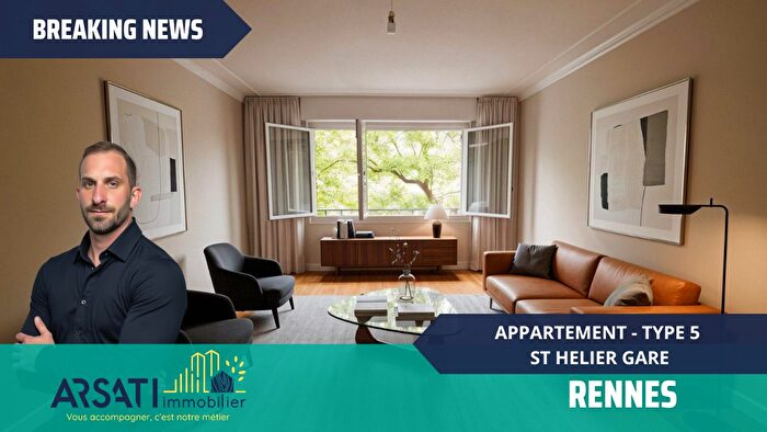 Appartement à vendre - Quartiers Centre, Saint-Hélier, Gare - 5 pièces - 4 chambres