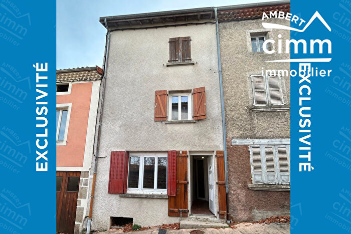 Maison à vendre - Cunlhat - 3 pièces - 1 chambre