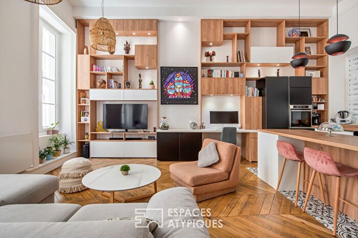 Lyon 1er, Bas des Pentes, Presqu'île : Appartement 4 pièces à vendre