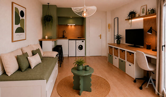 Metz, Devant les Ponts - Appartement 1 pièce à louer