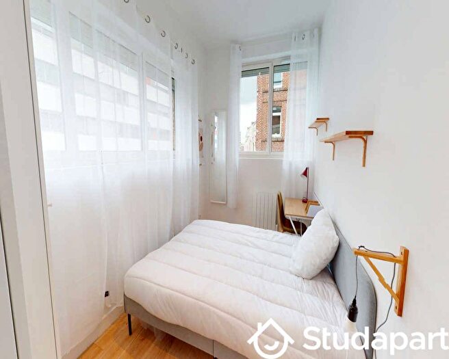 Appartement à louer - Wazemmes, Lille - 1 pièce - 1 chambre