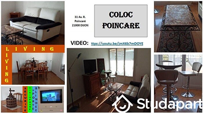 Appartement à louer - Castelnau, Dijon - 1 pièce - 3 chambres