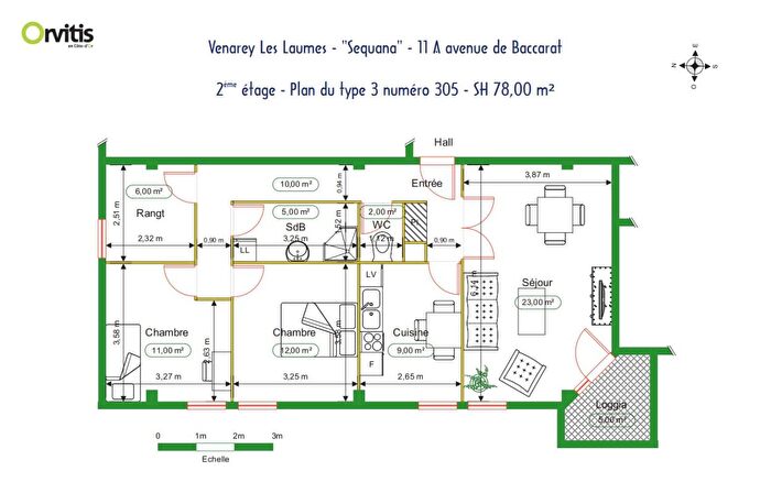 Appartement 3 pièces à louer à Venarey-les-Laumes