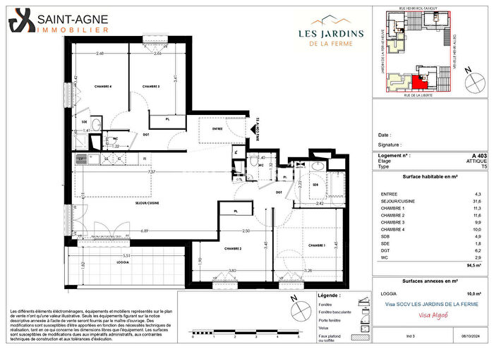 Appartement 5 pièces à Grigny, Grigny, Gare, à louer