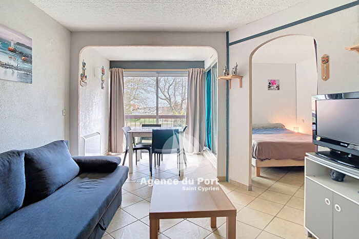 Appartement à vendre - Saint-Cyprien, Les Capellans, Plage de la Lagune - 2 pièces - 1 chambre