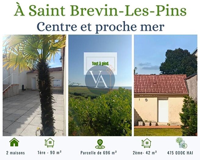 Maison à vendre - Saint-Brevin-les-Pins, Centre-ville, Stade - 5 pièces - 4 chambres
