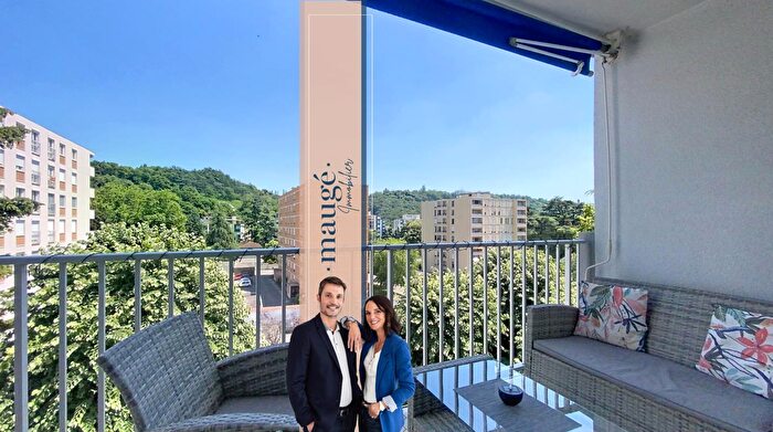 Vienne, Estressin : Appartement 4 pièces à vendre