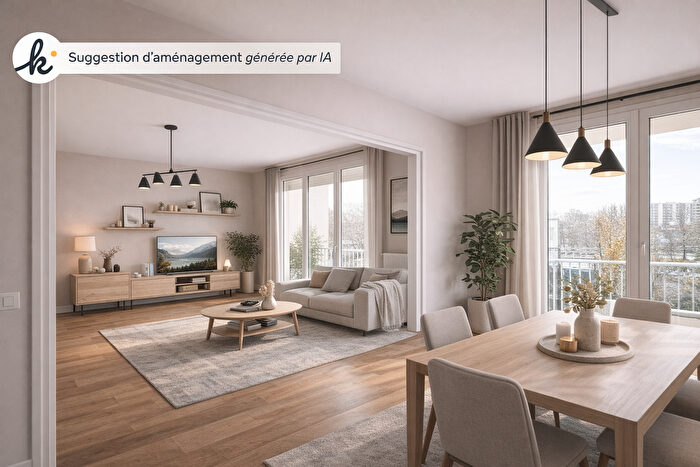 Appartement à vendre - Quartiers Sud-Est, Le Blosne - 4 pièces - 2 chambres