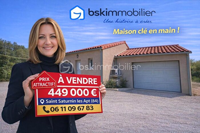 Maison à vendre - Saint-Saturnin-lès-Apt - 6 pièces - 4 chambres