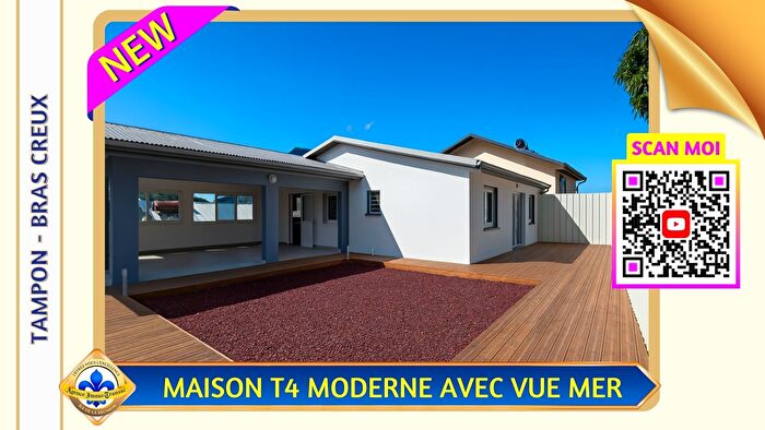 Le Tampon : Maison 4 pièces à vendre