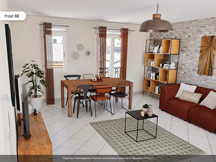 Appartement à vendre - Bègles, Mairie, Bourg - 3 pièces - 2 chambres