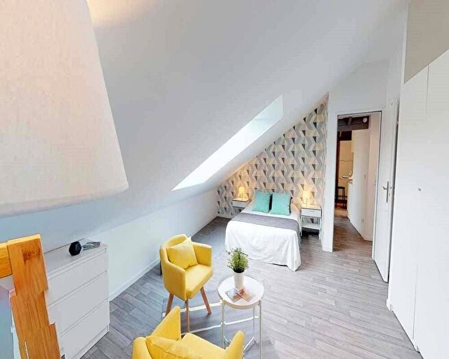 Appartement à louer - Moulins, Lille - 1 pièce - 1 chambre