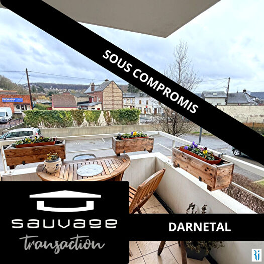 Appartement à vendre - Darnétal - 3 pièces - 2 chambres