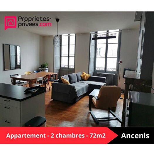 Appartement à vendre - Ancenis - 3 pièces - 2 chambres