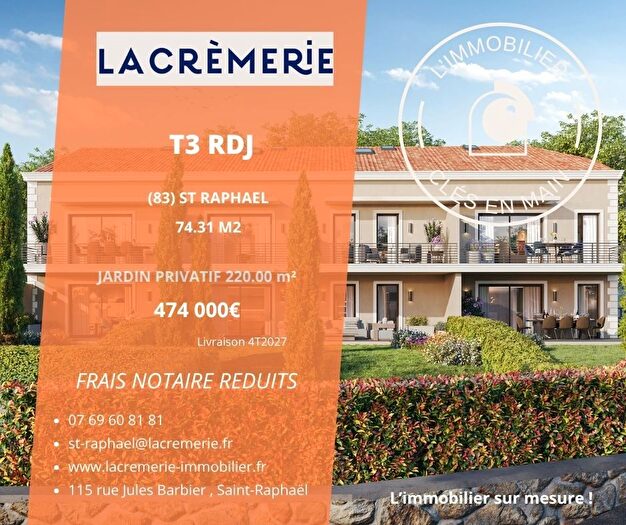 Saint-Raphaël, Plateau Notre-Dame - Appartement 3 pièces à vendre