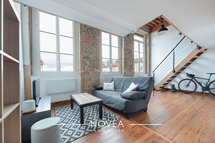 Appartement à vendre - Lyon e , Croix Rousse Est - 2 pièces - 1 chambre