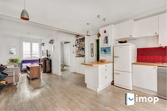 Appartement à vendre - Paris e , Louis Blanc, Aqueduc - 3 pièces - 2 chambres