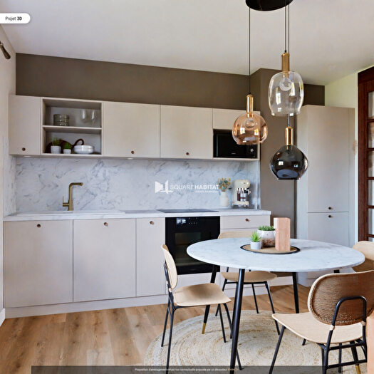 Maison à vendre - Boulogne-sur-Mer, Basse-ville - 3 pièces - 2 chambres