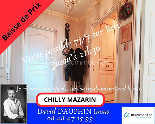 Appartement à vendre - Chilly-Mazarin, Nord - 5 pièces - 4 chambres
