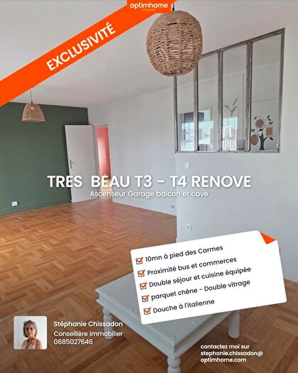 Appartement 4 pièces à Limoges, CHU, à vendre
