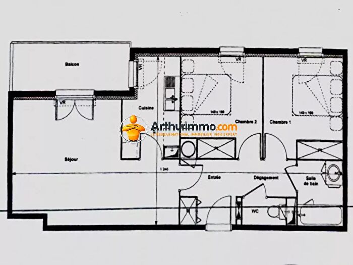 La Ferté-Gaucher : Appartement 3 pièces à vendre